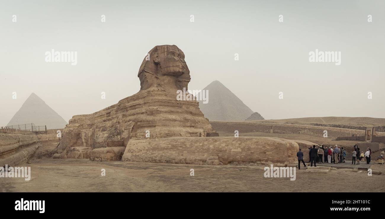 Stunning view of the Great Sphinx of Giza Stock Photo - Alamy