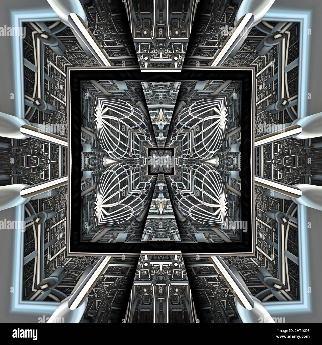 3D render of plastic background tile with embossed abstract pattern ...