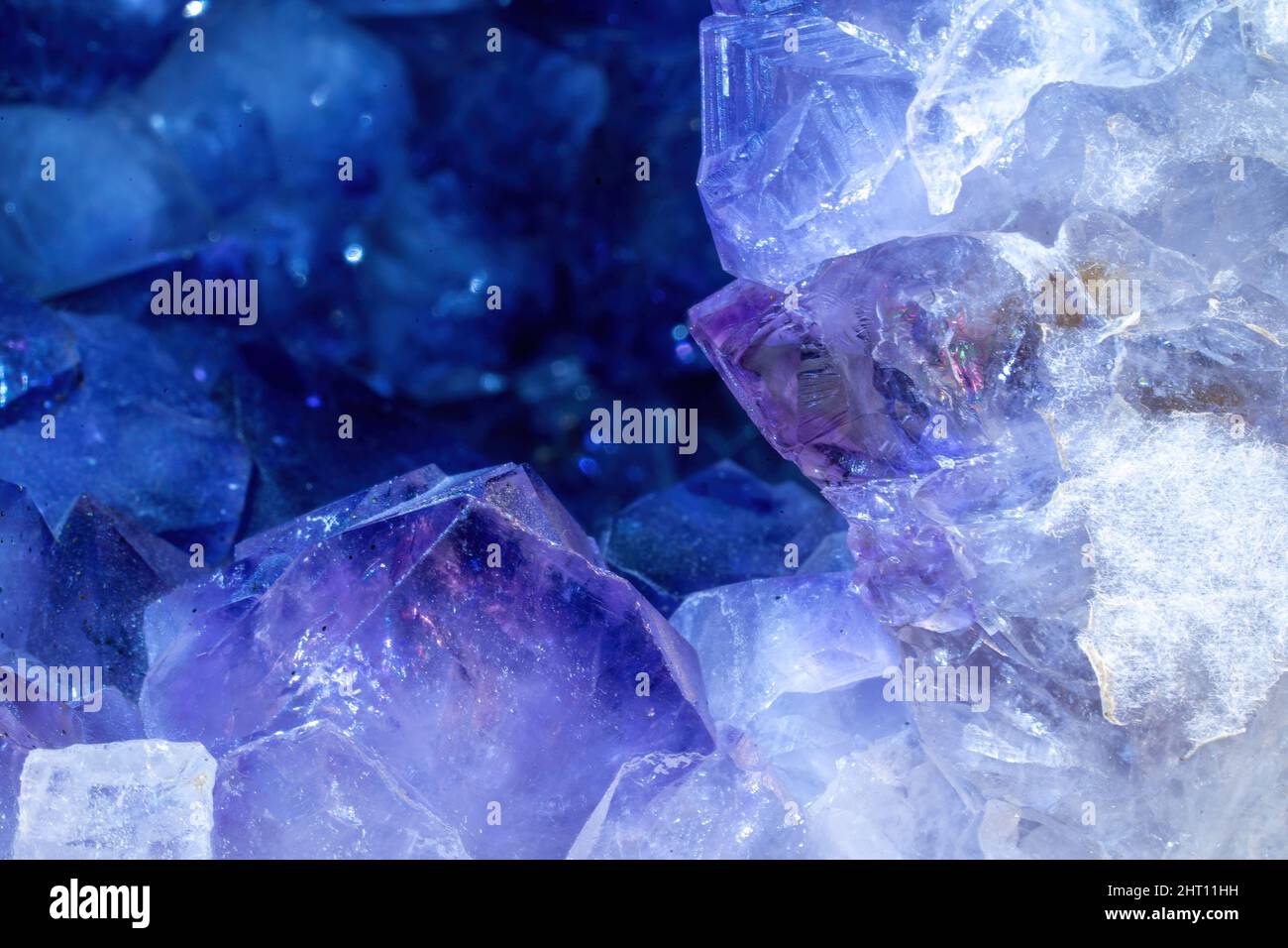 Abstract texture blue ice pieces with a black background Stock Photo ...