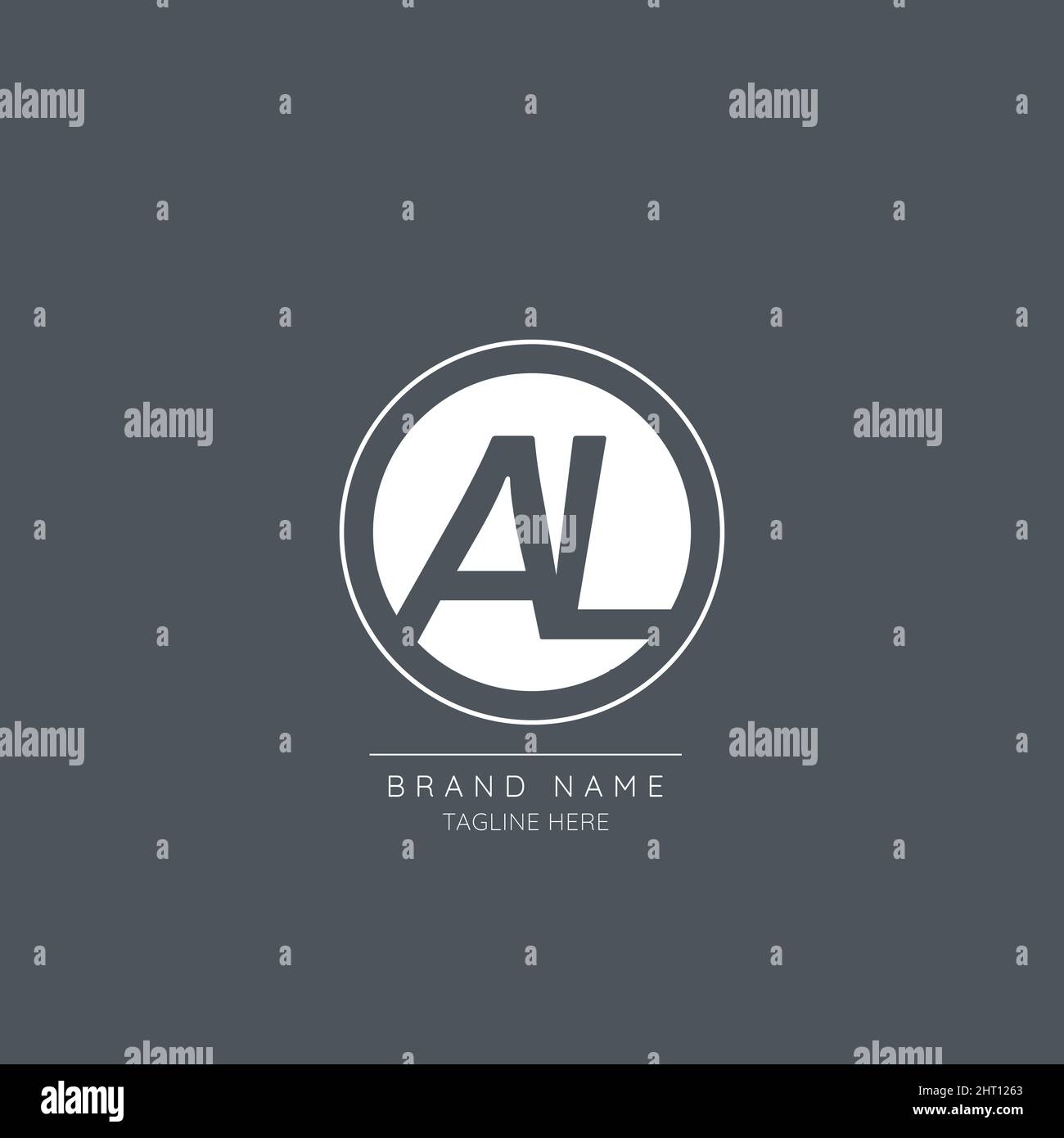 Letter al vector vectors hi-res stock photography and images - Alamy