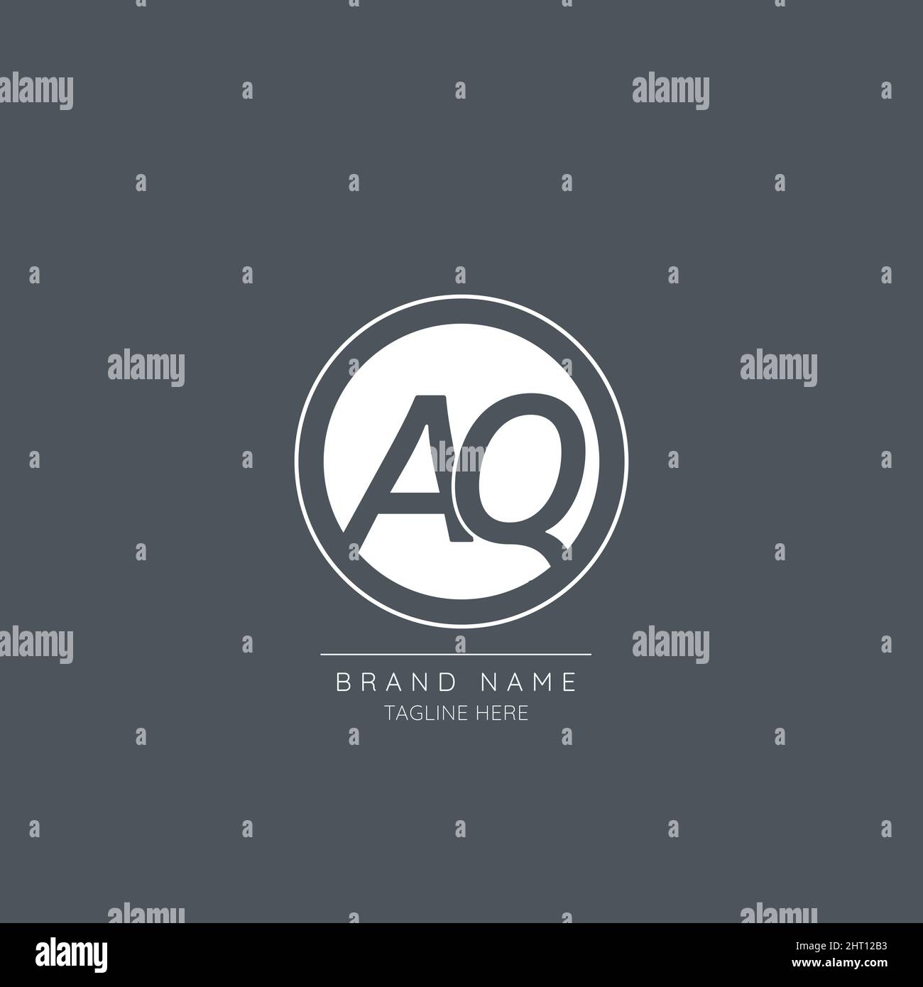 Abstract letter AQ modern logo Stock Vector Image & Art - Alamy