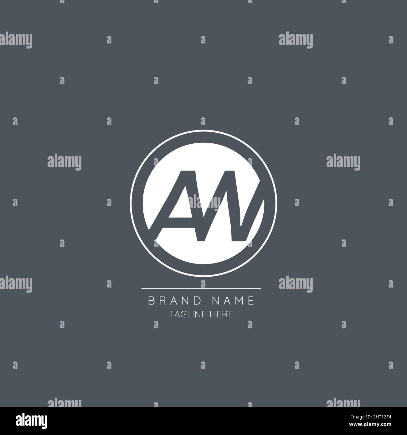 Abstract letter AW modern logo Stock Vector Image & Art - Alamy