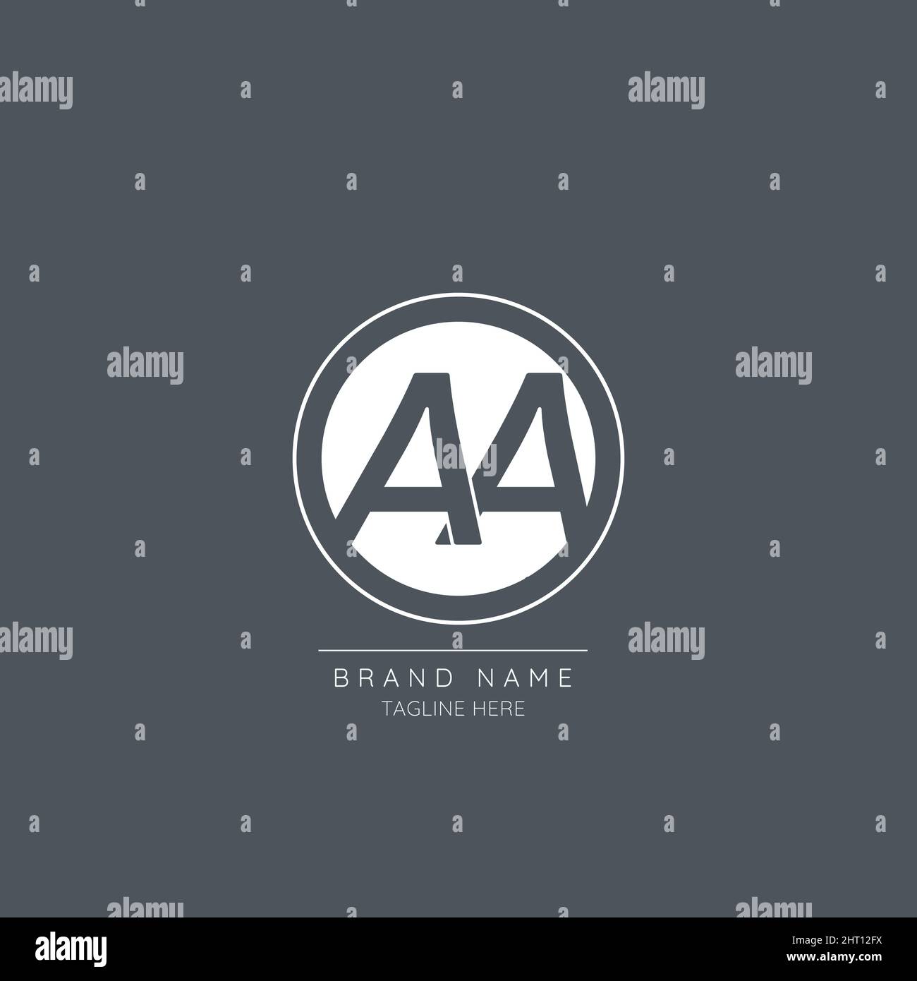 Abstract letter AA modern logo Stock Vector Image & Art - Alamy