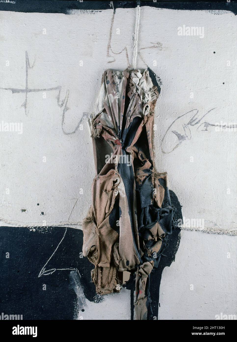 MANUEL MILLARES. PINTOR ESPAÑOL 1926-1972. " HOMUNCULO " ARPILLERA ...