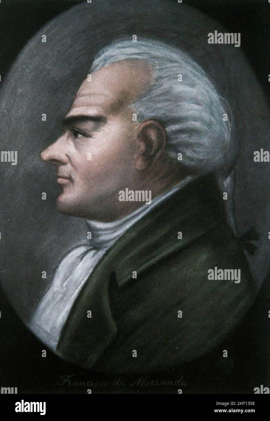 FRANCISCO MIRANDA. GENERAL VENEZOLANO . 1750 - 1816 Stock Photo - Alamy