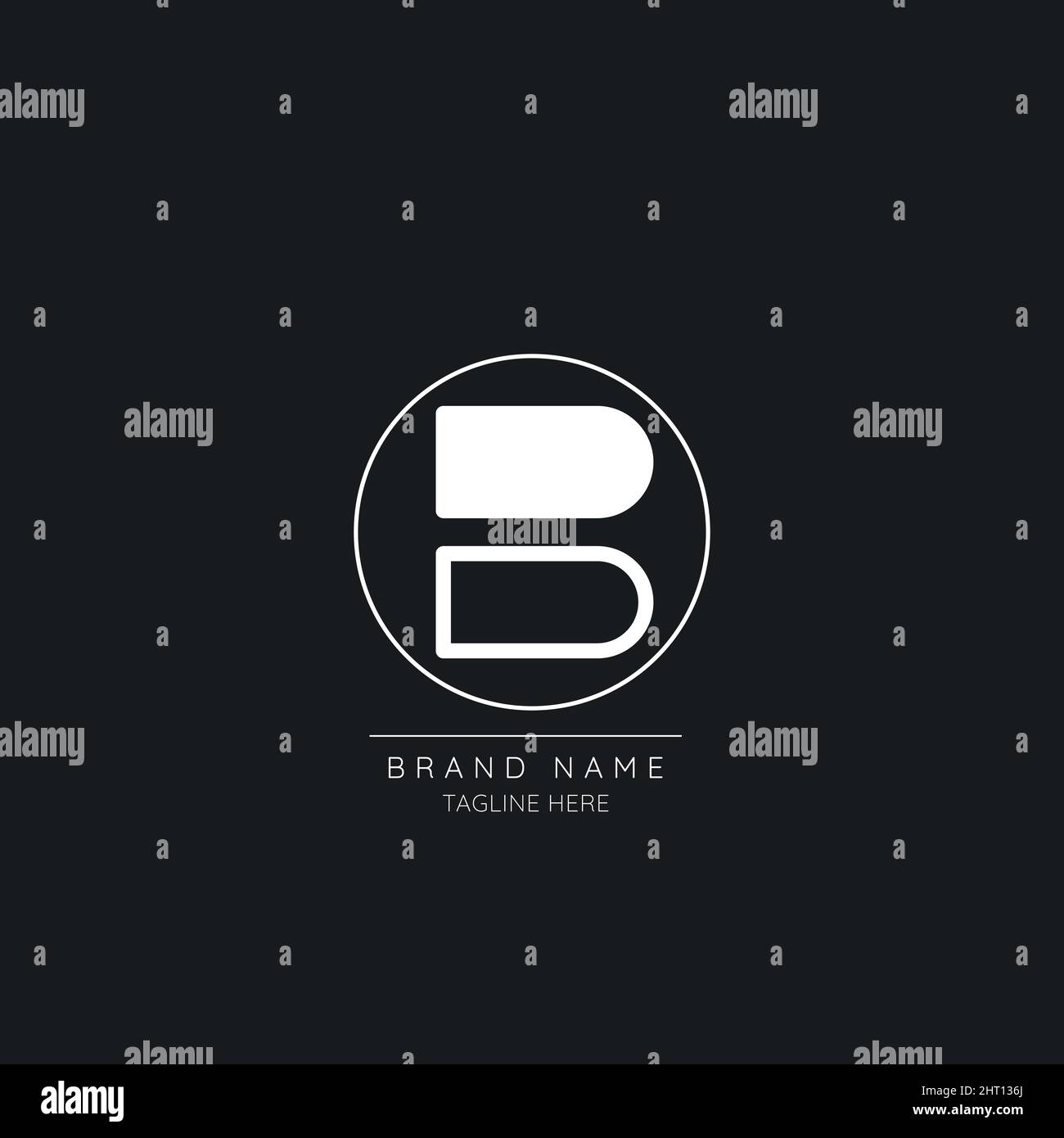Minimal Initial letter B logo Icon Stock Vector Image & Art - Alamy