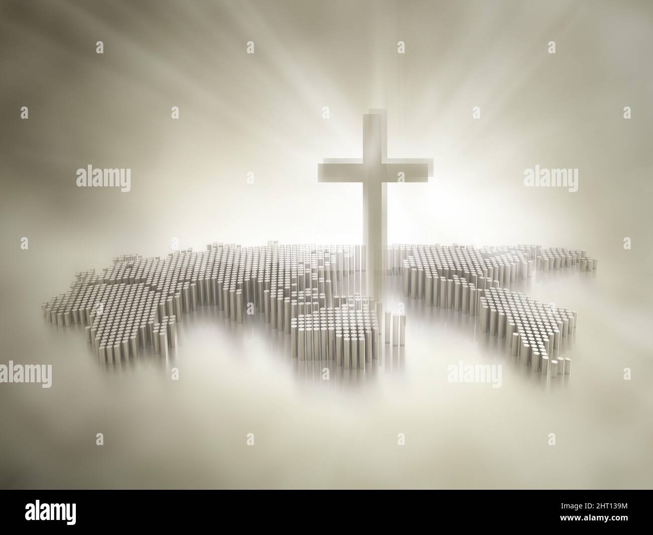 Cross Catholic Map Europe