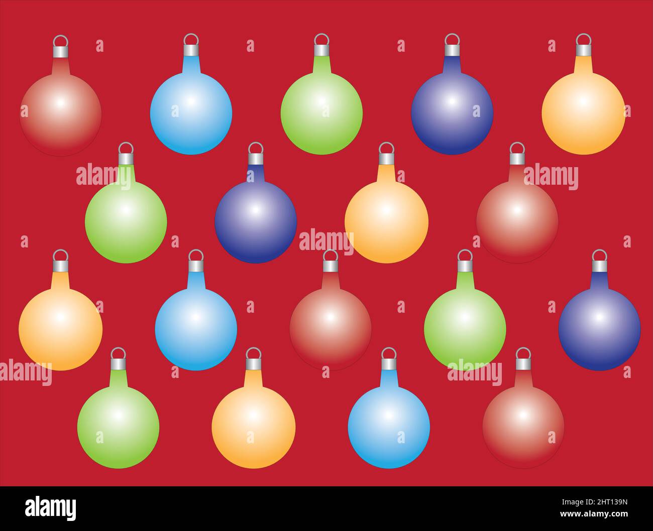 Vector graphics depicting the texture of different colored Christmas ...