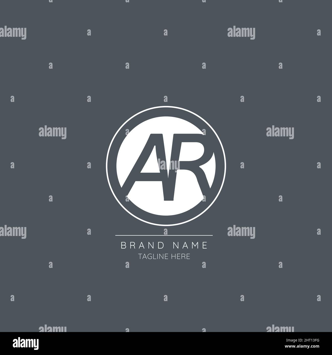 Abstract letter AR modern logo Stock Vector Image & Art - Alamy