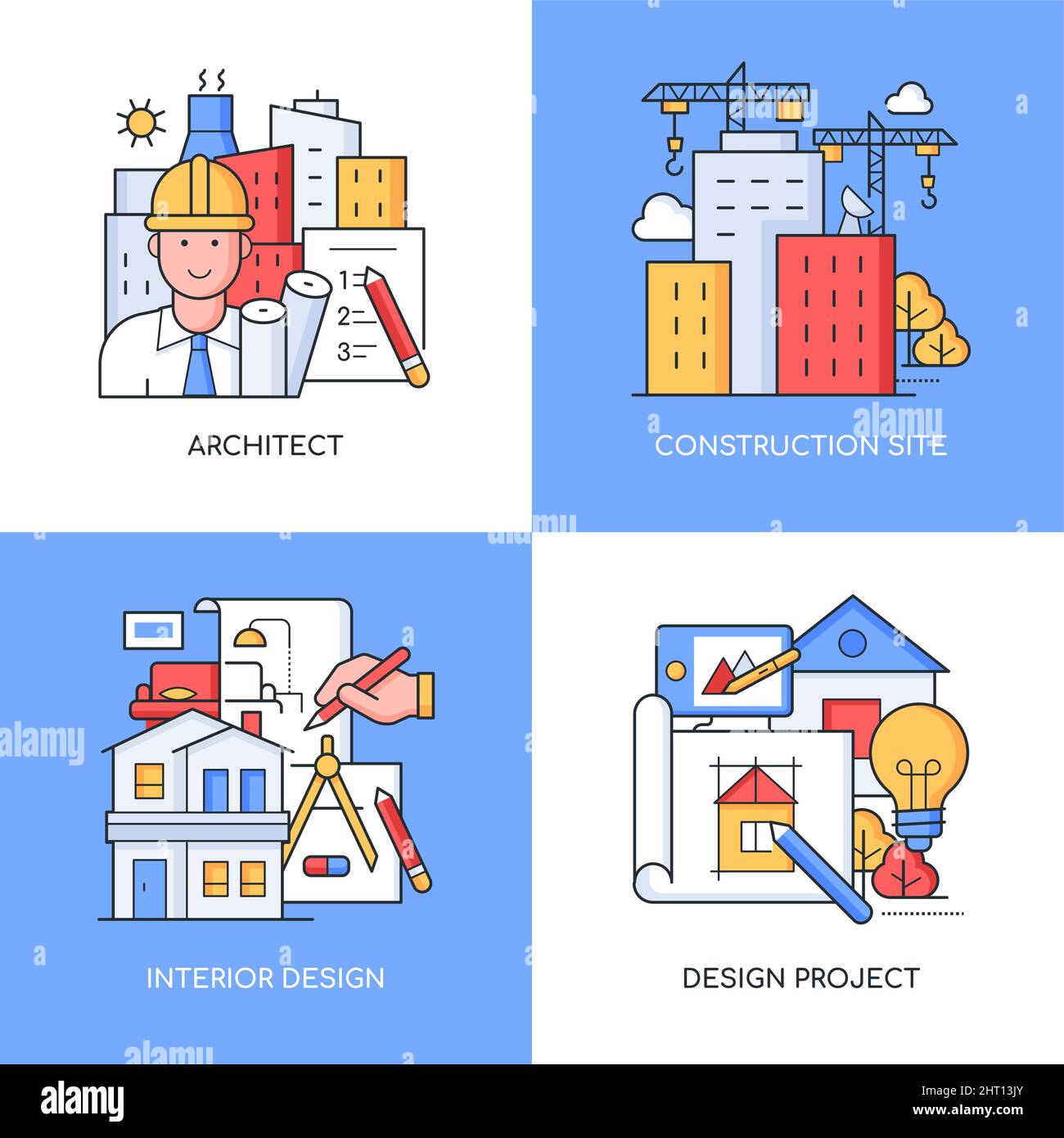 Engineering illustrations crane hi-res stock photography and images - Alamy