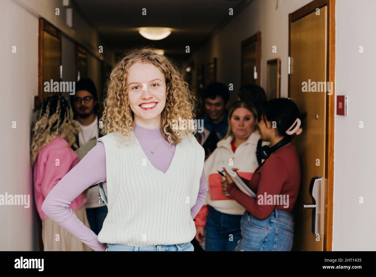 Student dorm corridor hi-res stock photography and images - Alamy