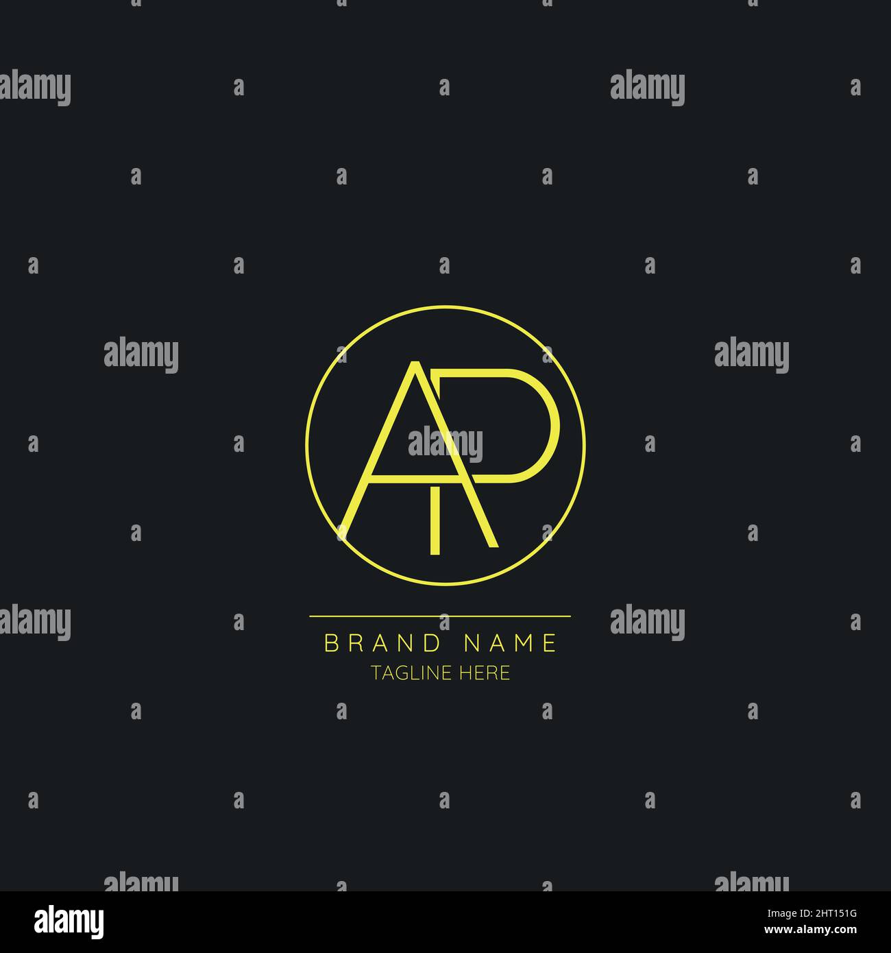 Letter AP Logo Design Vector Template Stock Vector Image & Art - Alamy