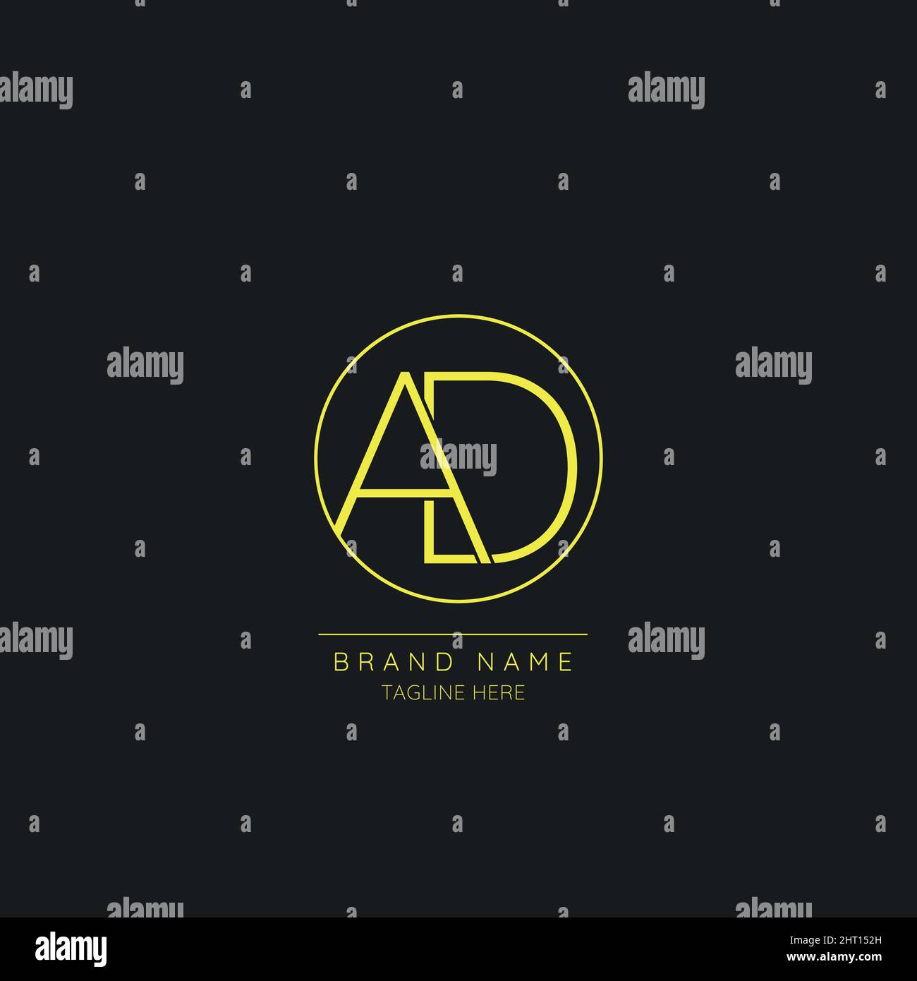 Ad logo design hi-res stock photography and images - Alamy