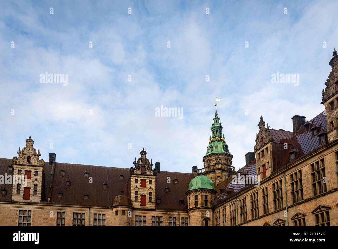 Kronborg is a castle and stronghold in the town of Helsingør, Denmark ...
