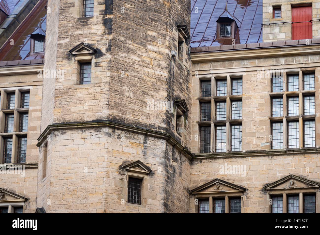 Kronborg is a castle and stronghold in the town of Helsingør, Denmark ...