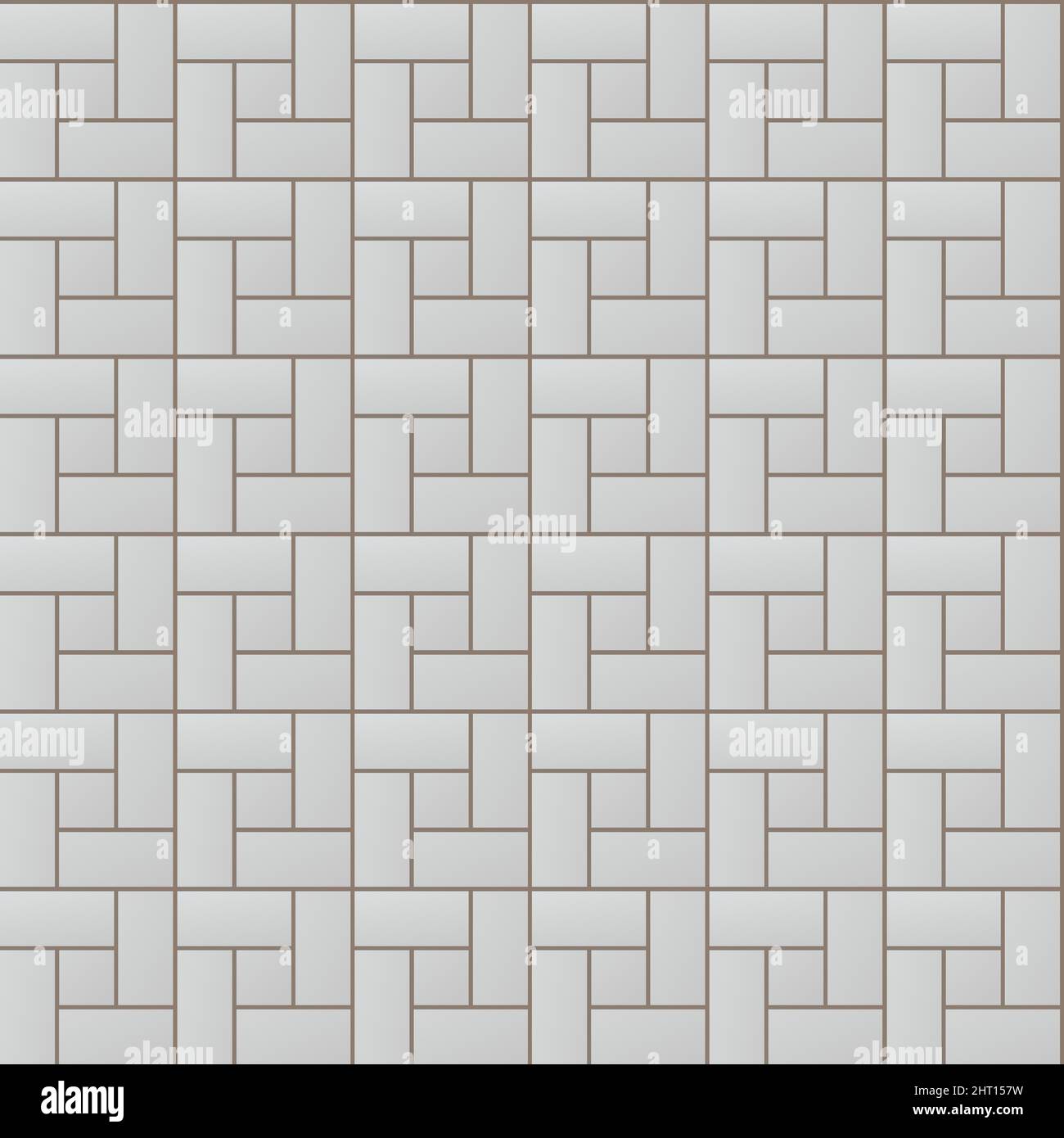 Stone pavement from concrete smooth tiles. Seamless pattern. Road and ...