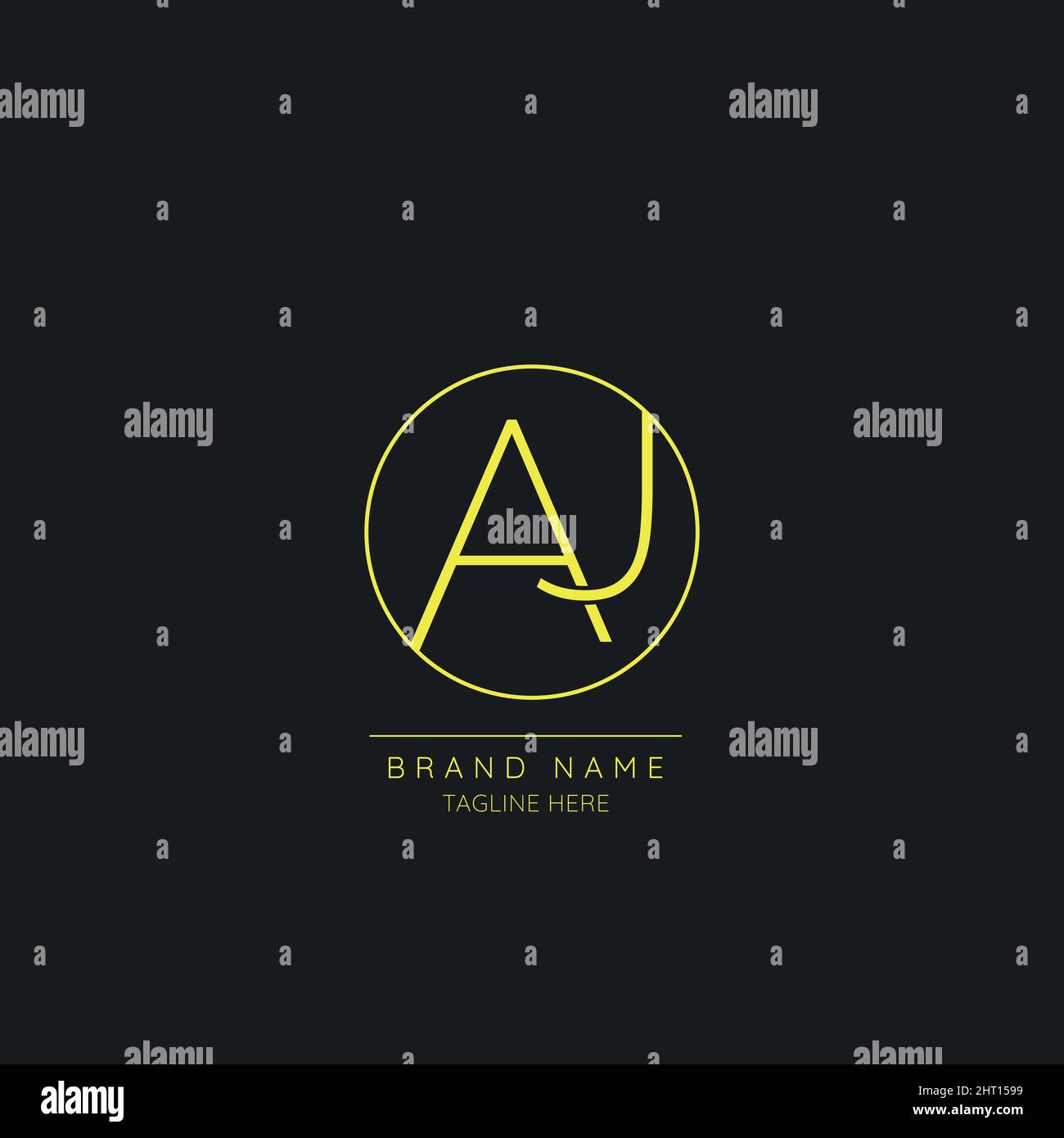 Aj logo design hi-res stock photography and images - Alamy