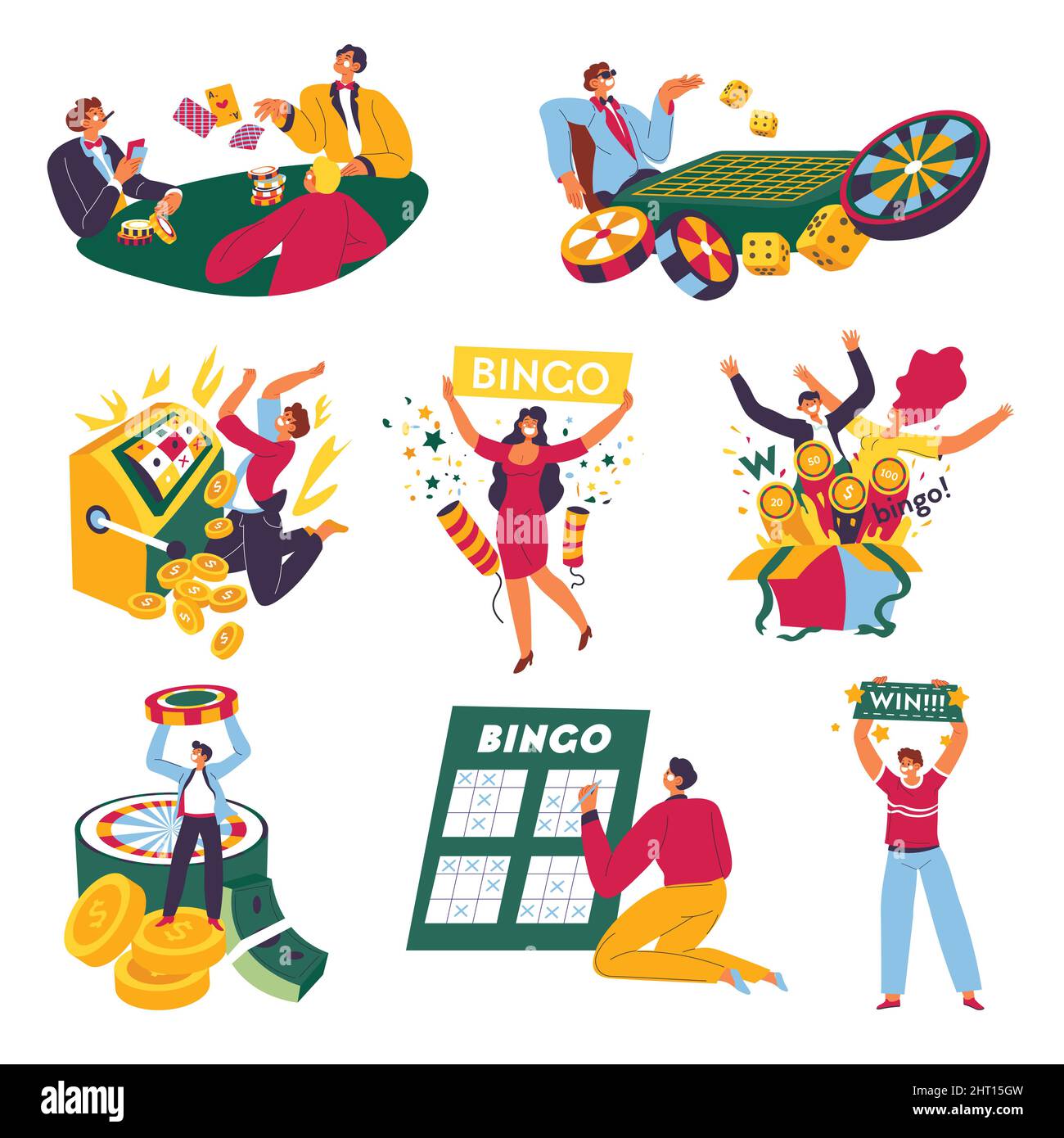 Celebrating lottery Cut Out Stock Images & Pictures - Alamy