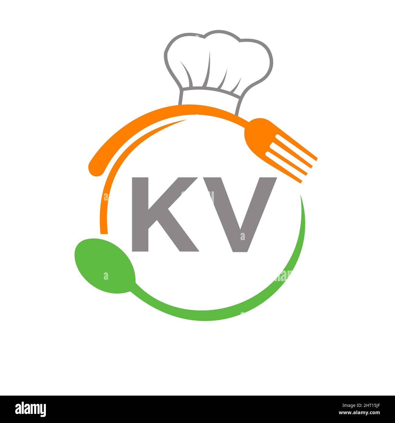 Kv letter logo design Cut Out Stock Images & Pictures - Alamy