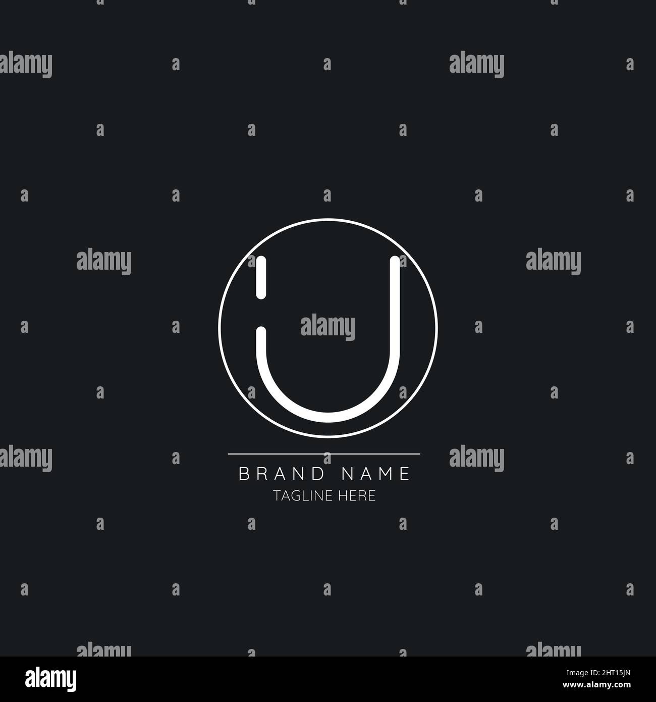 Minimal Initial letter U logo Icon Stock Vector Image & Art - Alamy