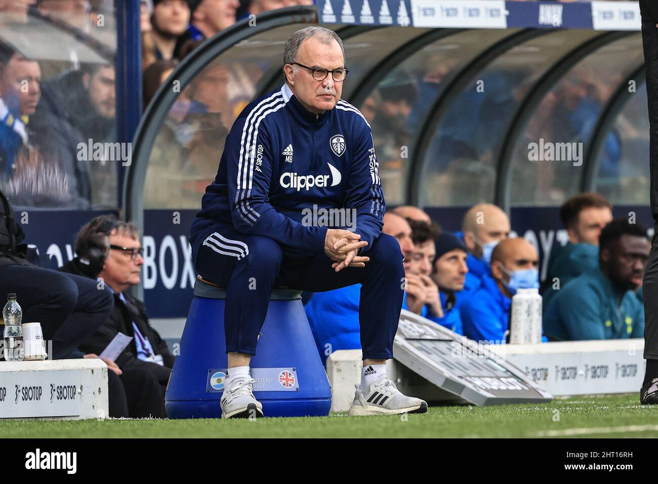 Marcelo Bielsa manager of Leeds United during the game Stock Photo - Alamy