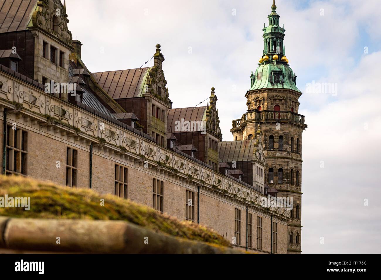 Kronborg is a castle and stronghold in the town of Helsingør, Denmark ...