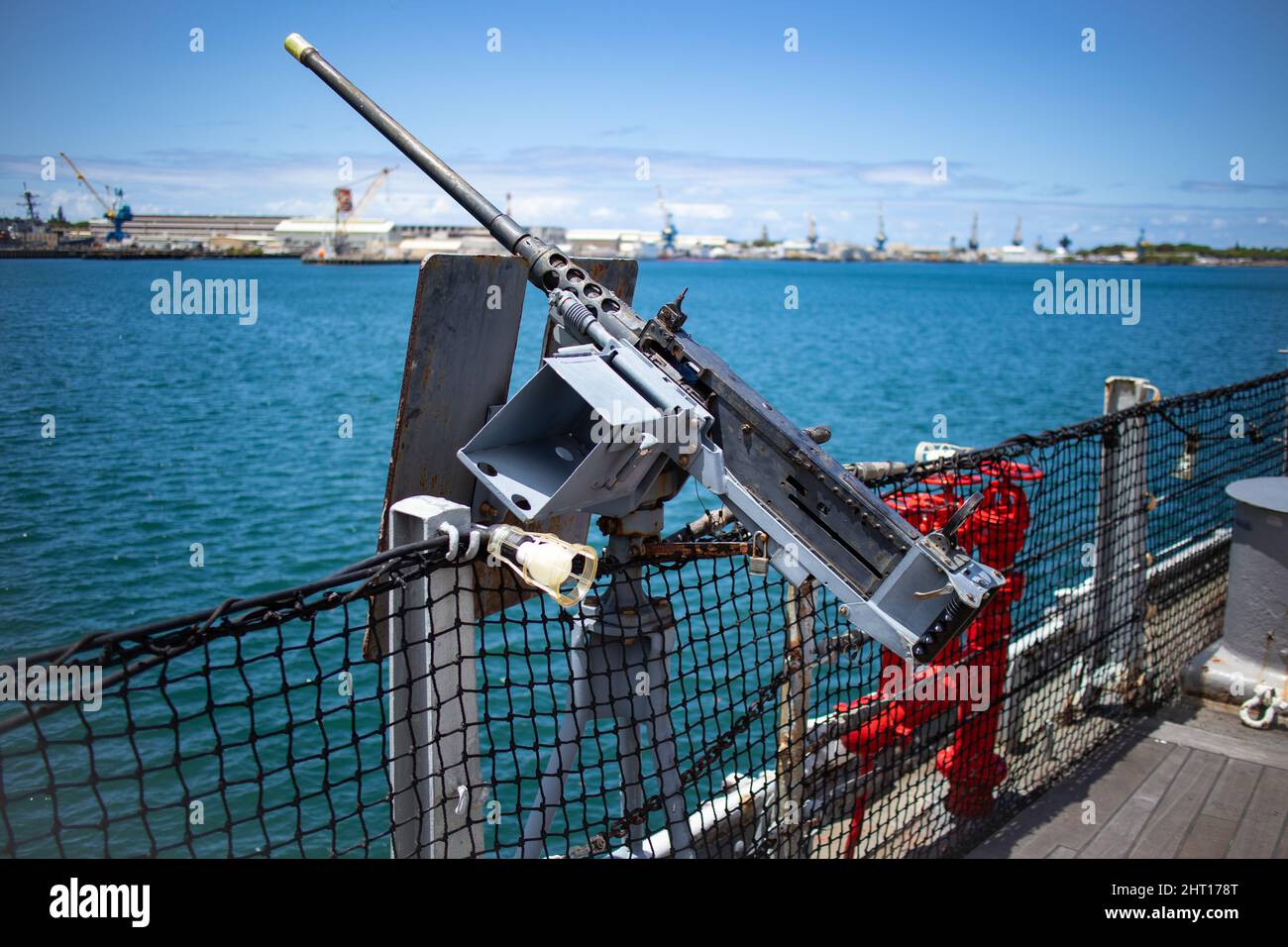 Closeup of a Machine gun Stock Photo - Alamy