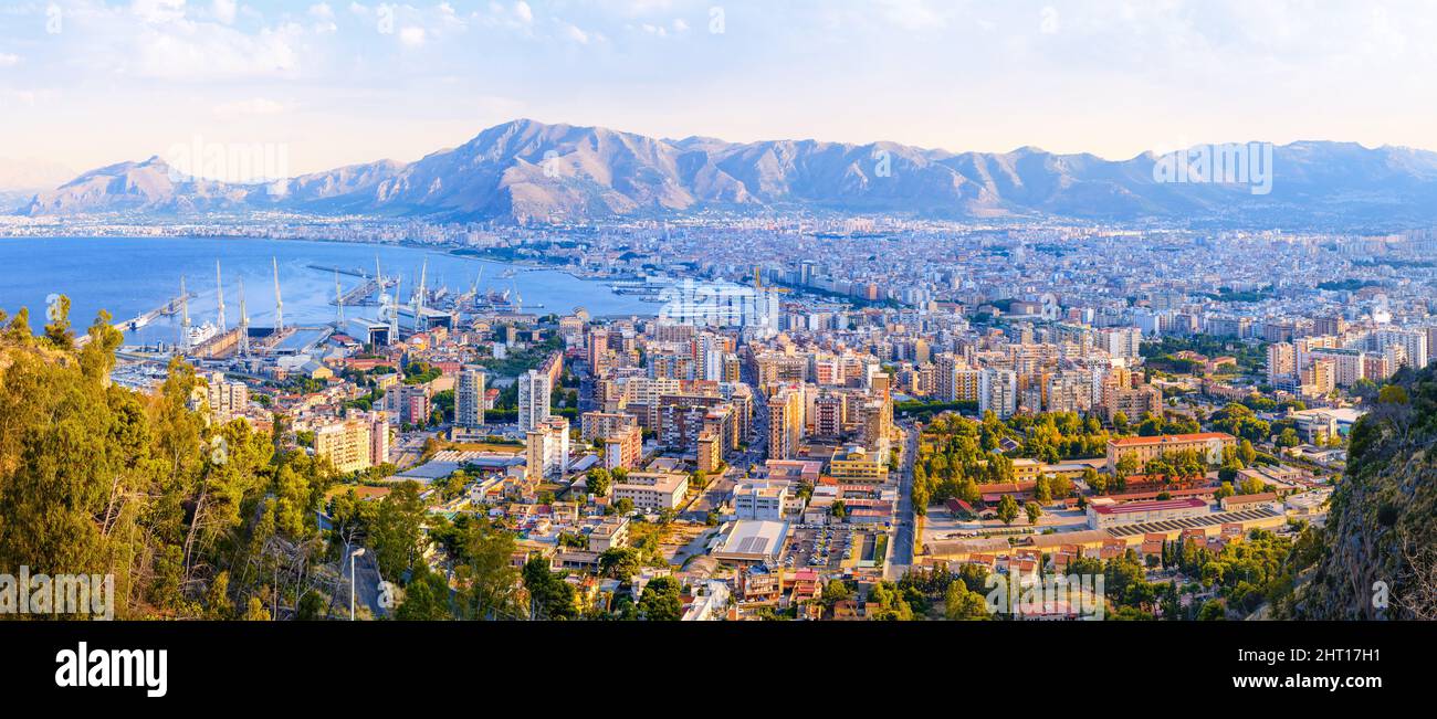 Sicily palermo sunset hi-res stock photography and images - Alamy