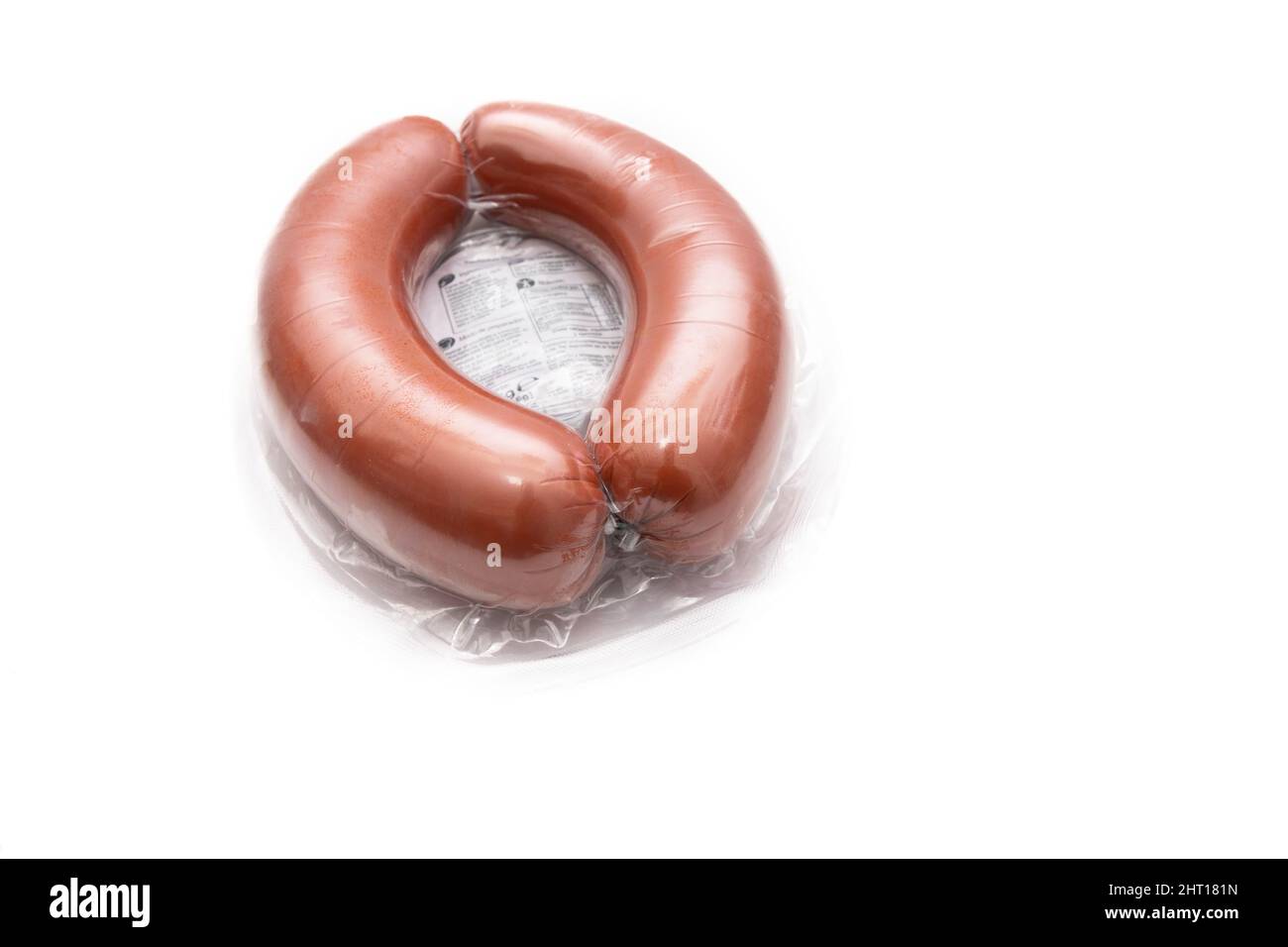 Packaged fleischwurst Cut Out Stock Images & Pictures - Alamy