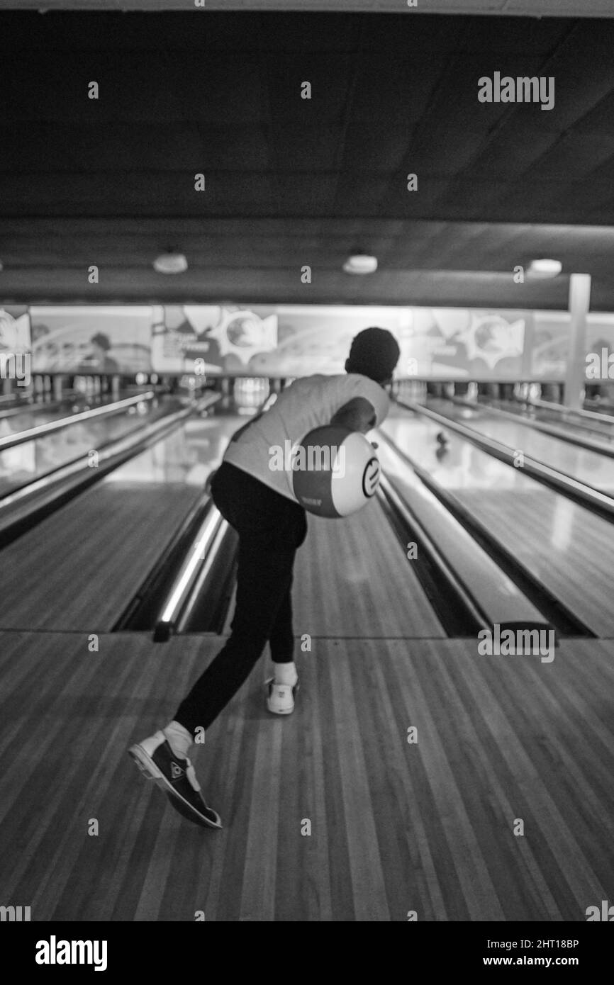 Bowling team Black and White Stock Photos & Images - Alamy