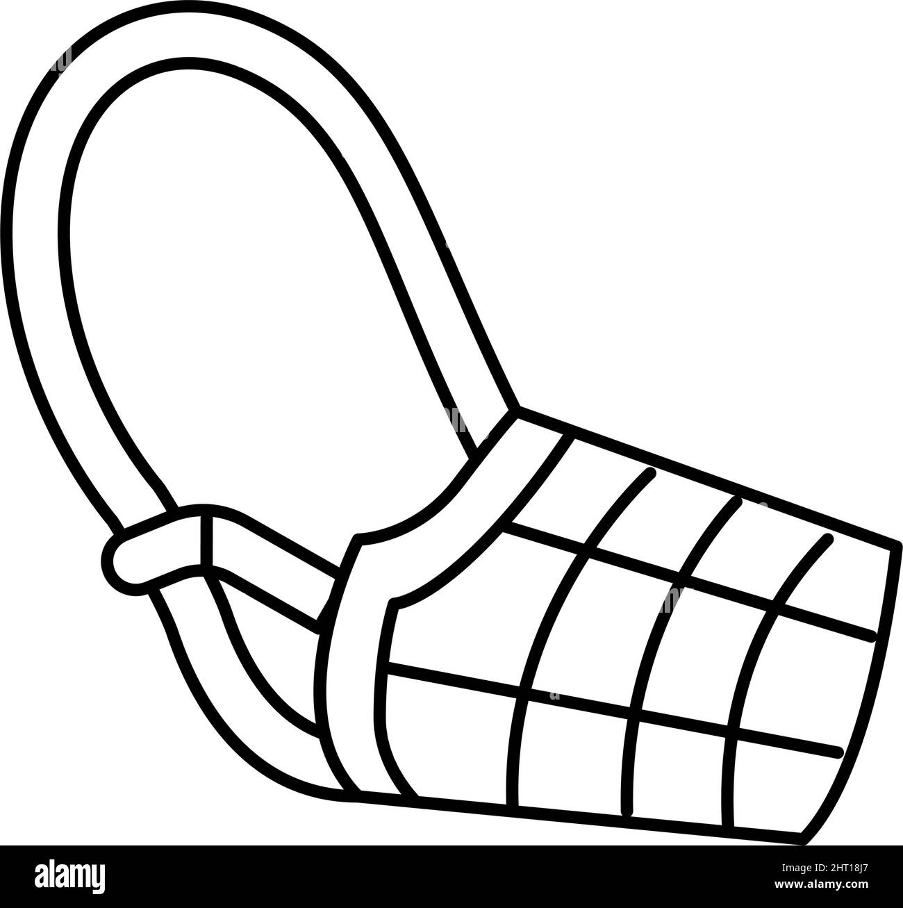 dog muzzle line icon vector black illustration Stock Vector Image & Art ...