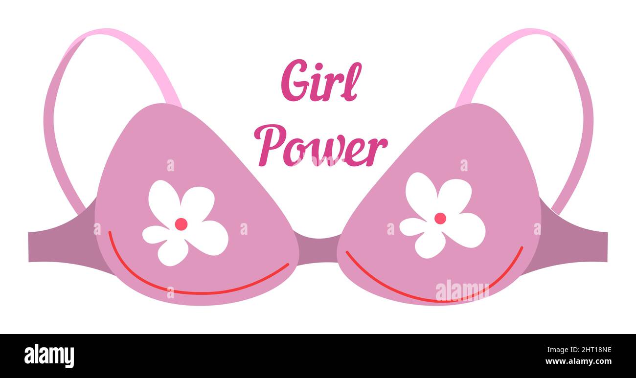 Girl power feminism slogan and fight for rights Stock Vector Image ...