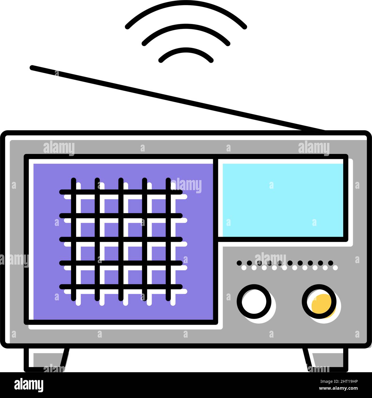 radio news color icon vector illustration Stock Vector Image & Art - Alamy