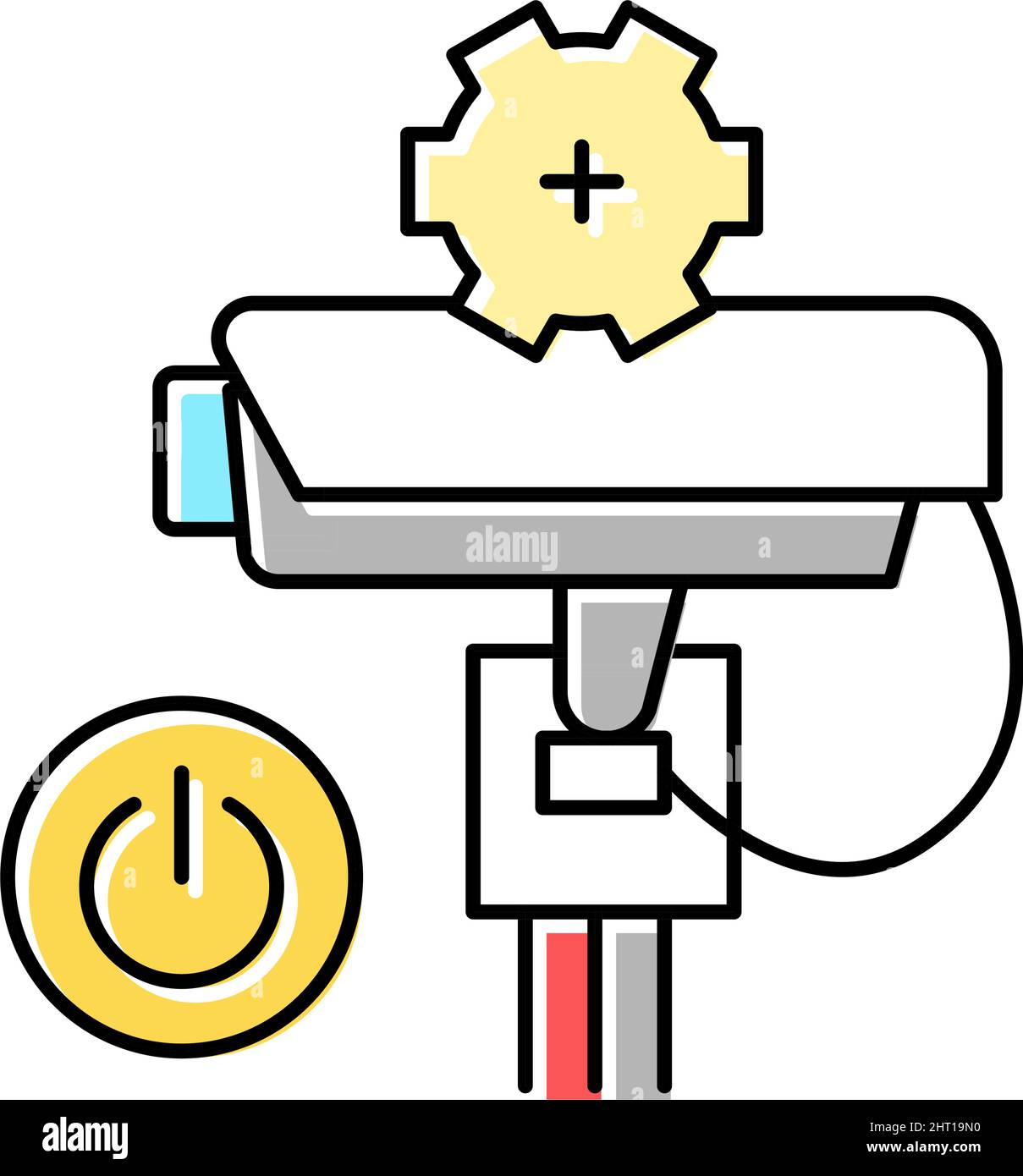 electrical connection color icon vector illustration Stock Vector Image ...