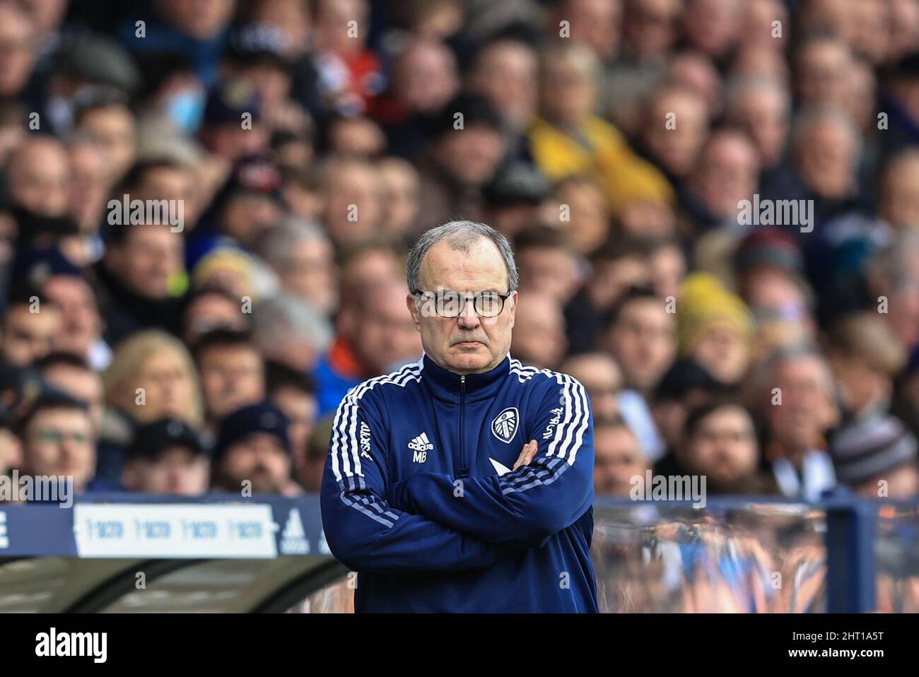 Marcelo Bielsa manager of Leeds United looks on Stock Photo - Alamy