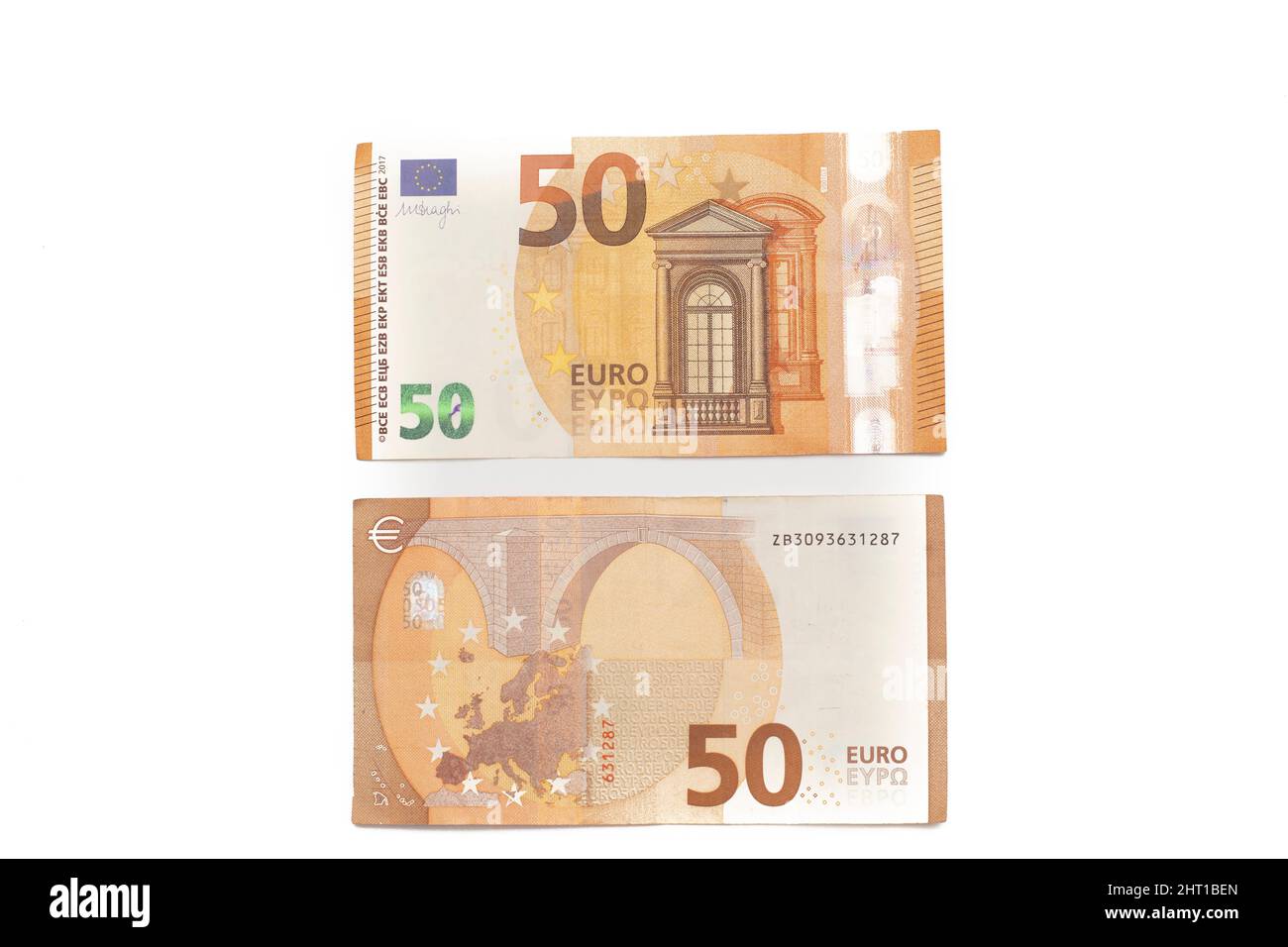 50 euro bill front back High Resolution Stock Photography and Images ...