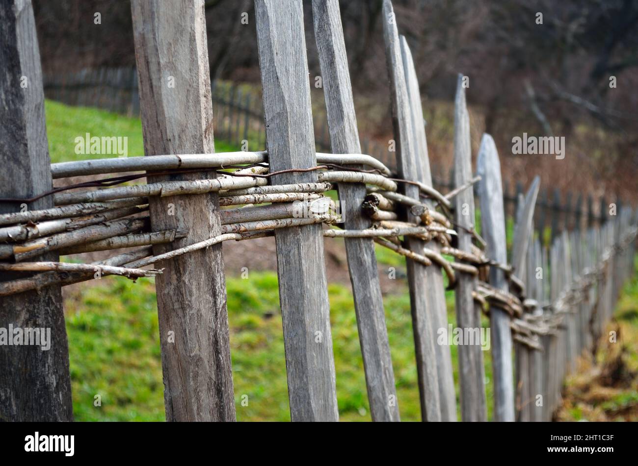 Beautiful view field fence hi-res stock photography and images - Alamy