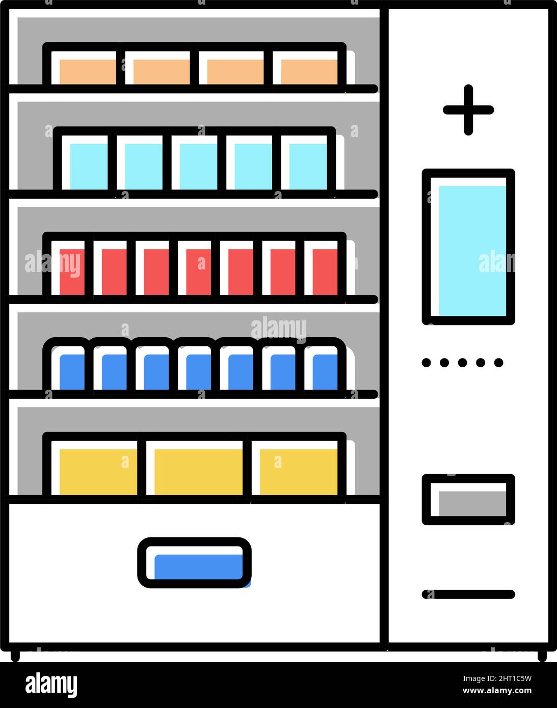 medical vending machine color icon vector illustration Stock Vector ... medical vending machine color icon vector illustration Stock Vector ...