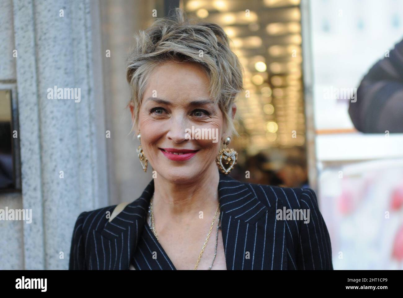 Milan, . 26th Feb, 2022. Milan, 26-02-2022 Sharon Stone at Dolce ...