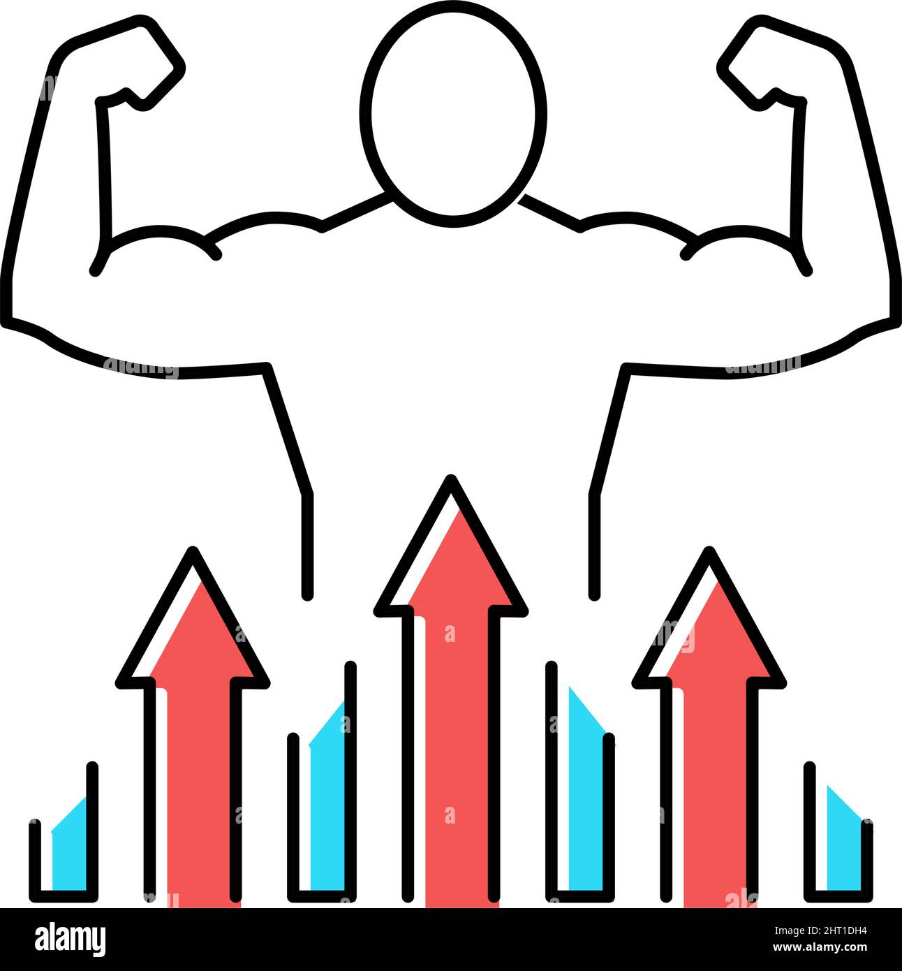 power people value color icon vector illustration Stock Vector Image ...