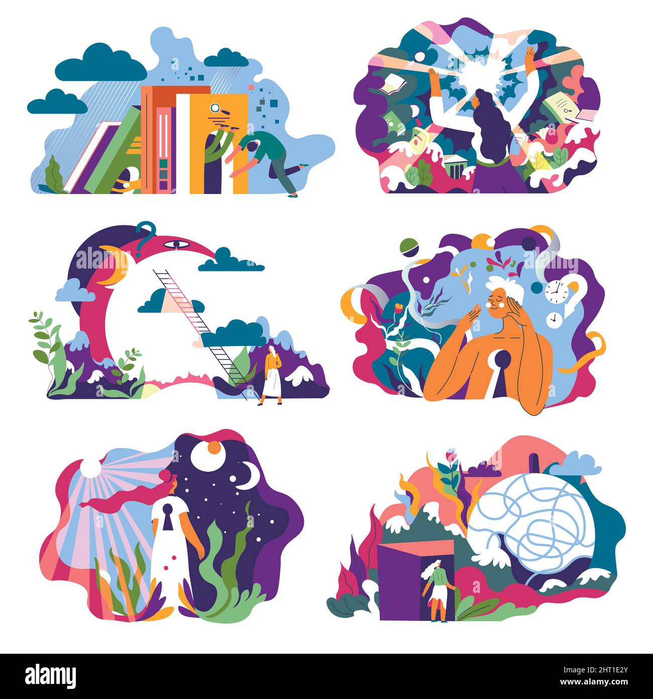 Personal development concept in Stock Vector Images - Alamy