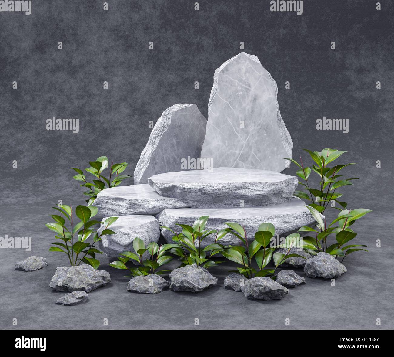 Stone podium display background. Abstract background for cosmetic ...