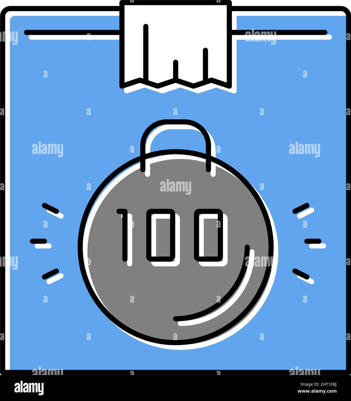 box weight color icon vector illustration Stock Vector Image & Art - Alamy