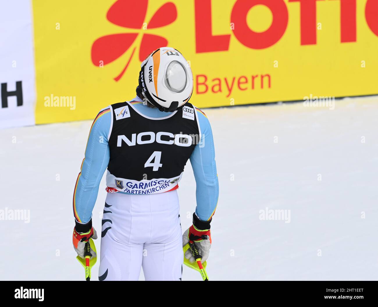 Garmisch Partenkirchen, Germany. 26th Feb, 2022. Alpine skiing: World ...