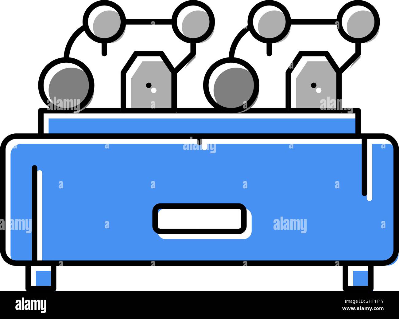 rotary air compressor color icon vector illustration Stock Vector Image ...