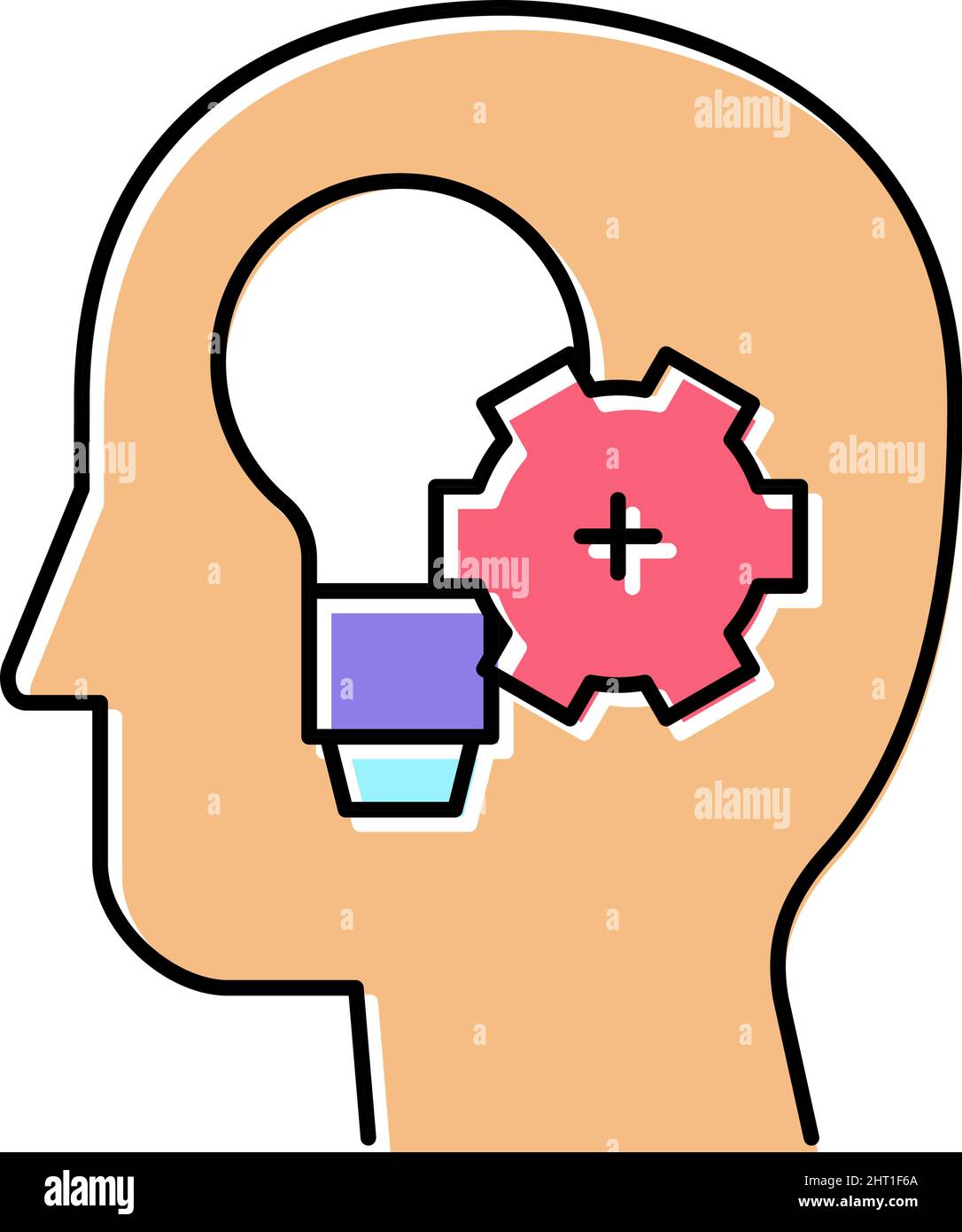 practical philosophy color icon vector illustration Stock Vector Image ...