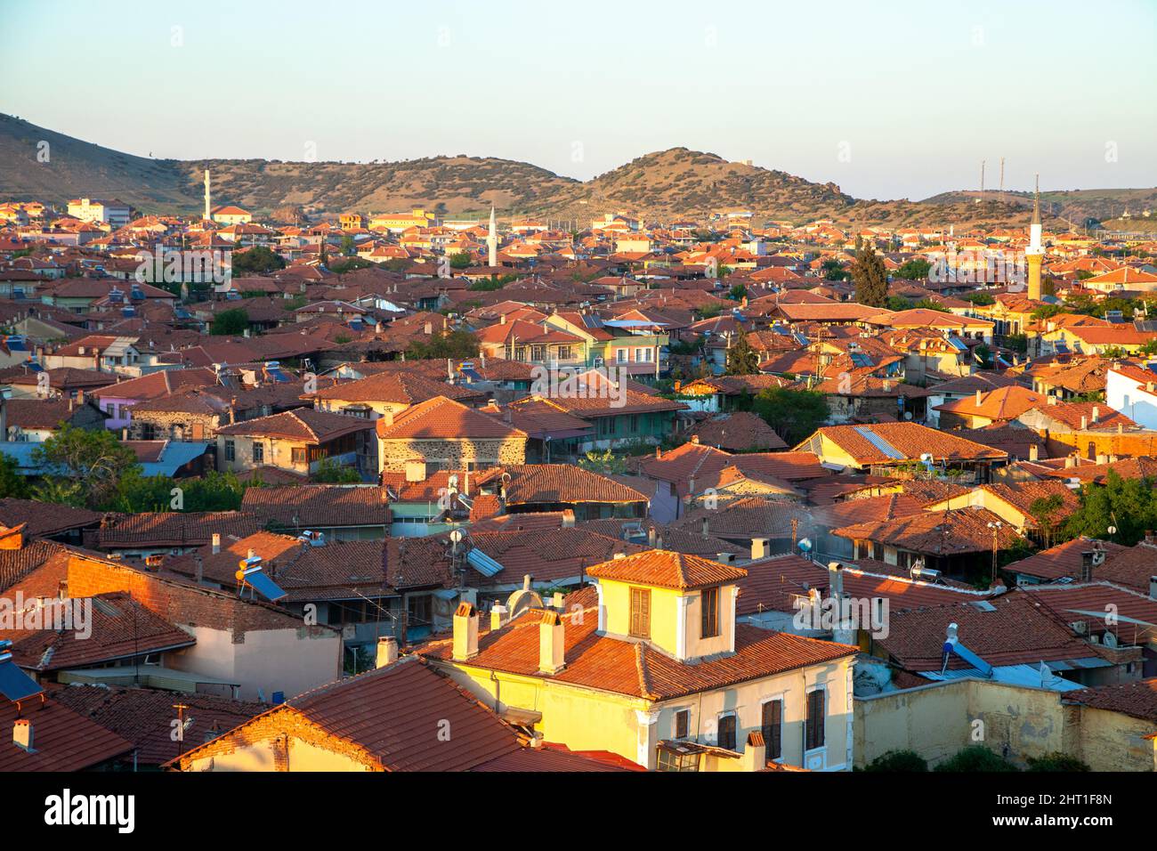 Kula,Manisa,Turkey - 04-21-2016:View of the historic town of Kula Stock ...