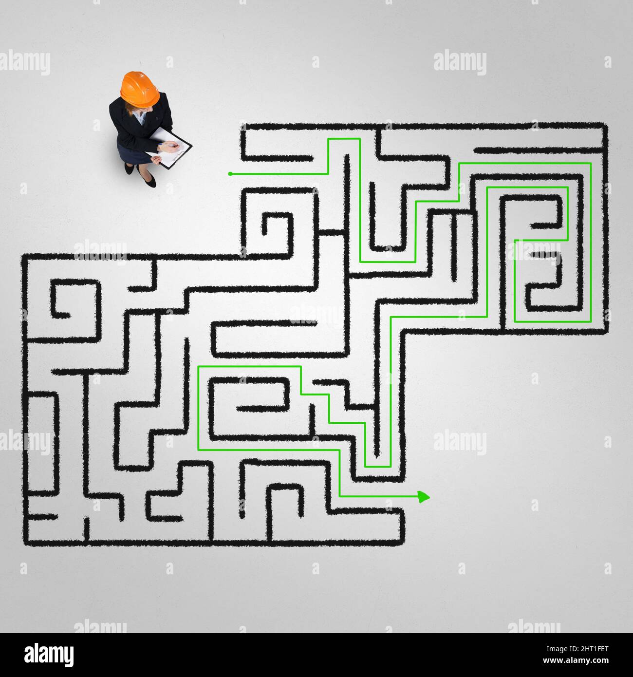 Finding right problem solution Stock Photo - Alamy