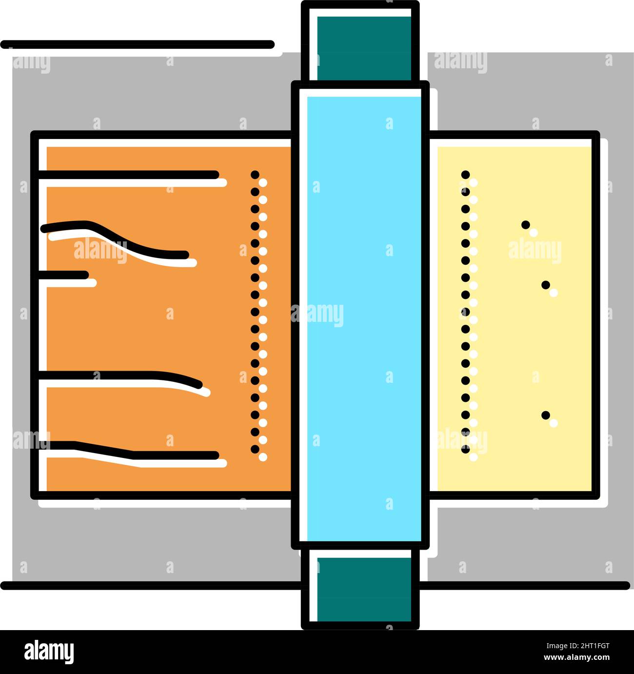 grinding wood machine color icon vector illustration Stock Vector Image ...