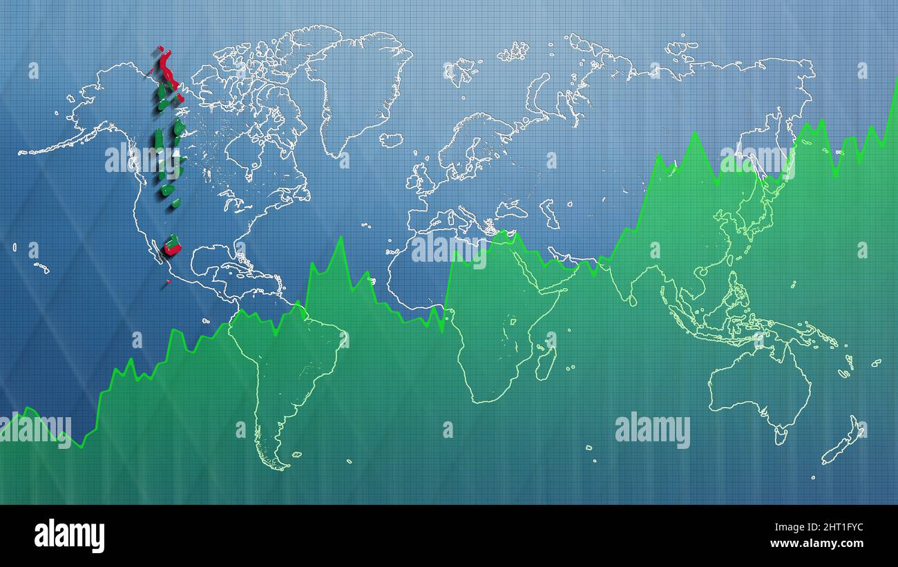 Map of Maldives, financial success, economy growth Stock Photo - Alamy